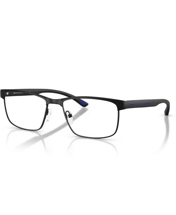 Armani Exchange Rectangle Eyeglasses - Matte Dark Blue