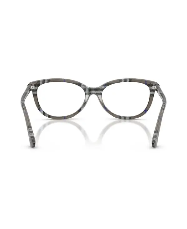 Burberry Cat Eye Eyeglasses - Check Lichen