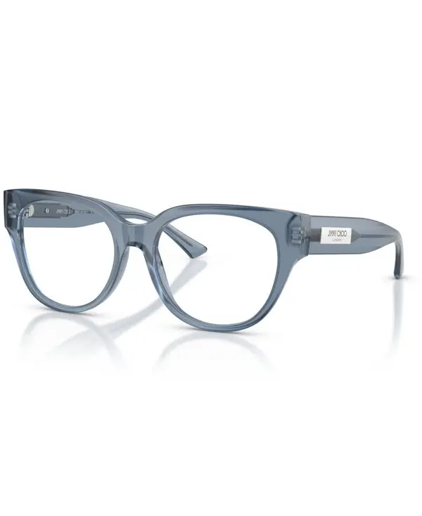 JIMMY CHOO Phantos Eyeglasses - Opal Denim