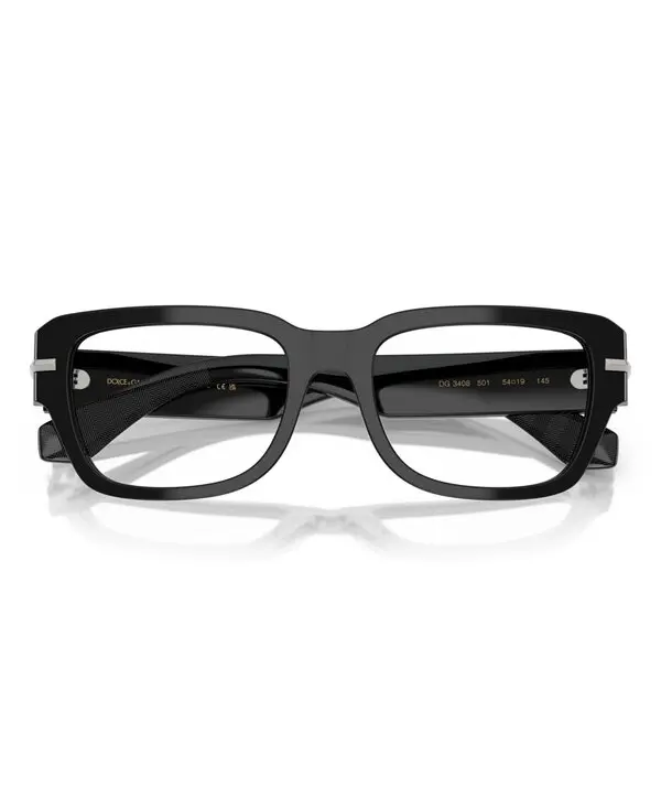 Dolce & Gabbana Square Full Rim Eyeglasses - Black