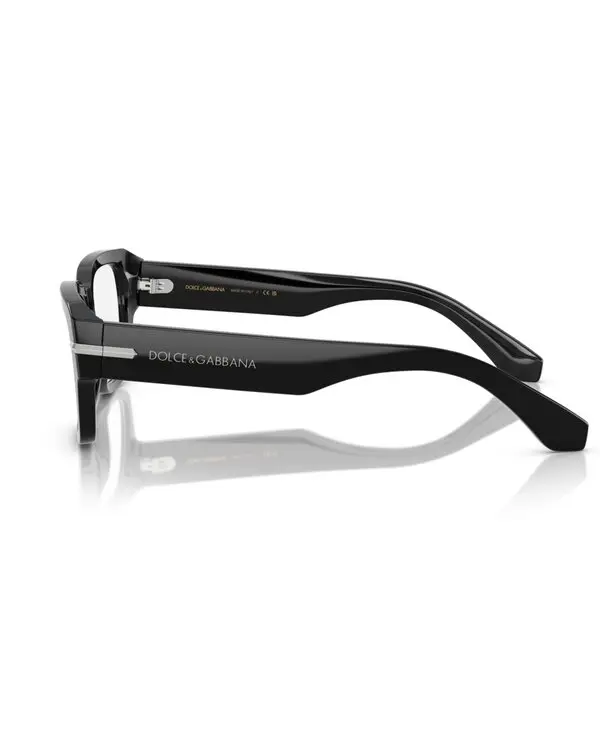 Dolce & Gabbana Square Full Rim Eyeglasses - Black