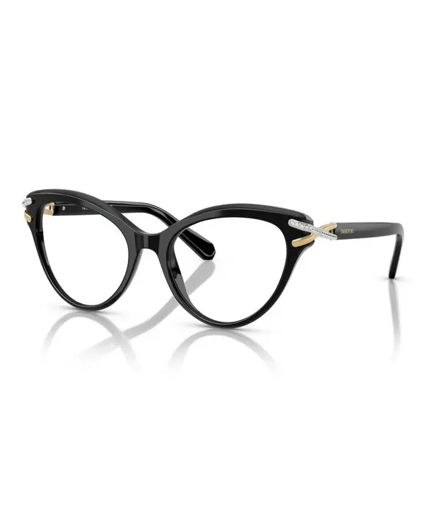 SWAROVSKI Cat Eye Eyeglasses - Black