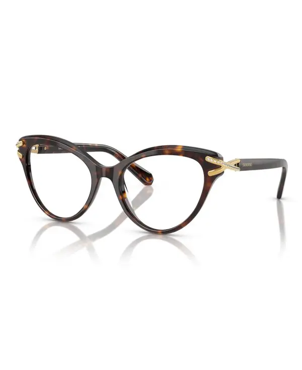 SWAROVSKI Cat Eye Eyeglasses - Havana