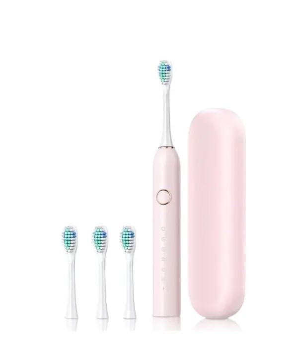 CLARISSA Travel Electric Toothbrush With Extra Brush Heads