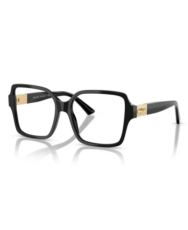 JIMMY CHOO Square Frame Eyeglasses - Black