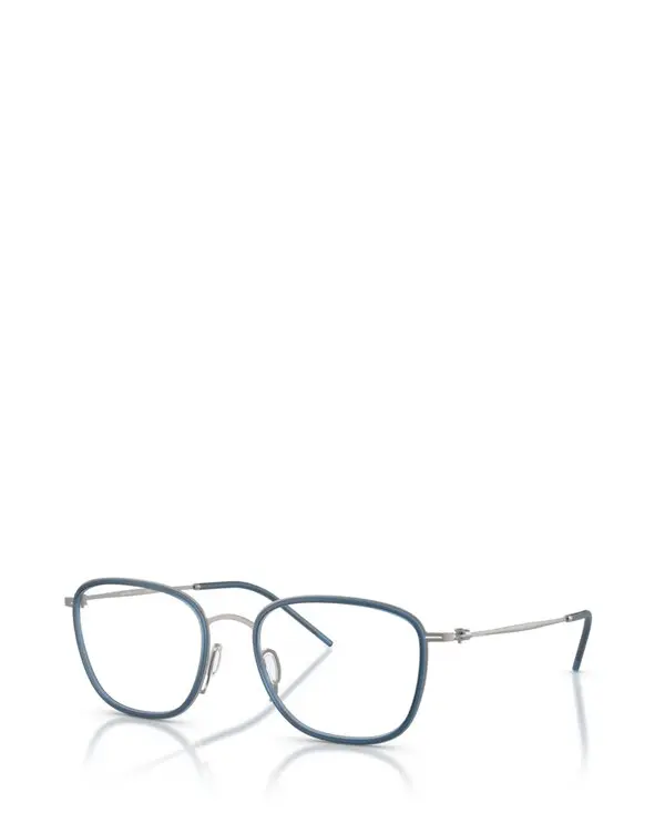 Giorgio Armani Square Eyeglasses - Matte Gunmetal