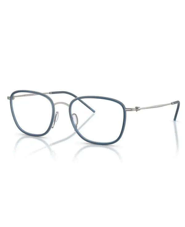 Giorgio Armani Square Eyeglasses - Matte Gunmetal