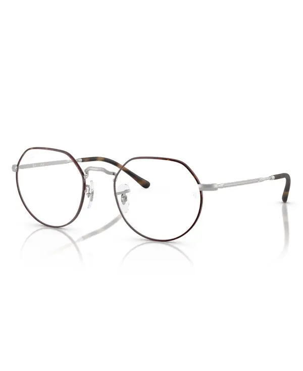 Ray-ban Jack Optics Eyeglasses - Matte Havana On Matte Silver