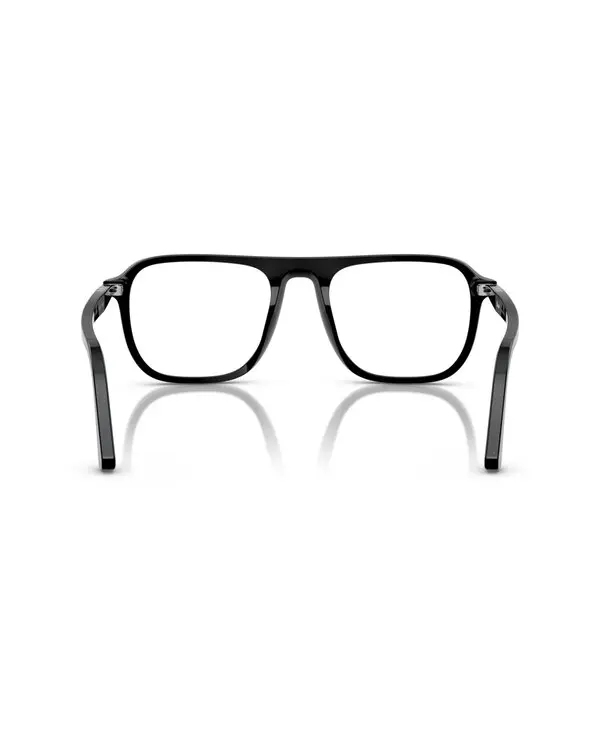 Persol Acetate Square Frame Eyeglasses - Black