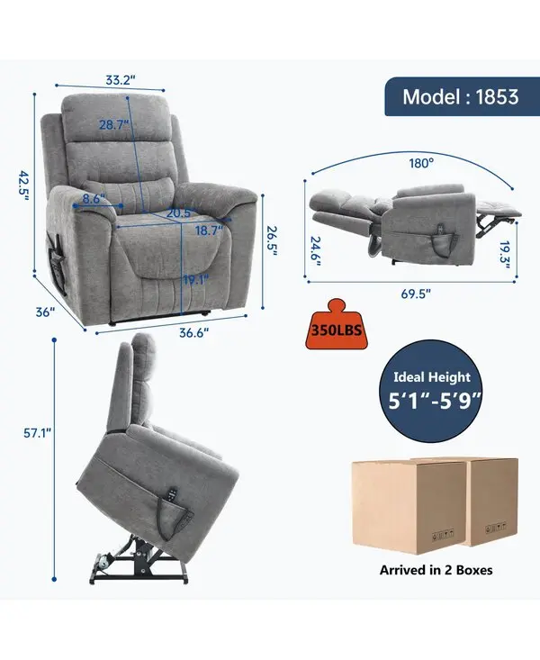 CLIHOME Power Lift Recliner Chair
