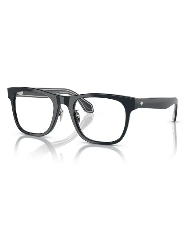 Giorgio Armani Square Frame Acetate Eyeglasses - Blue Icon