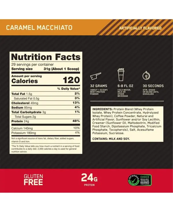 OPTIMUM NUTRITION 100% Gold Standard Whey 2lb