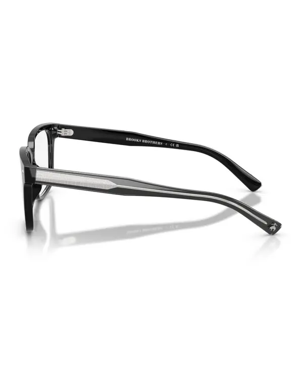 Brooks Brothers Rectangle Eyeglasses - Warm Tortoise