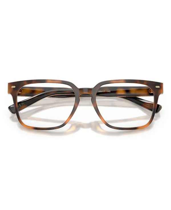 Brooks Brothers Rectangle Eyeglasses - Warm Tortoise