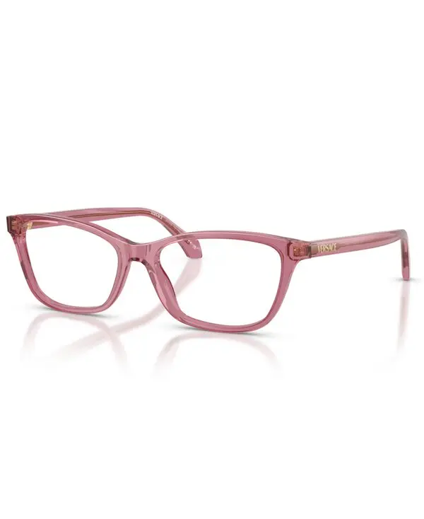 Versace Cat Eye Eyeglasses - Transparent Amarena