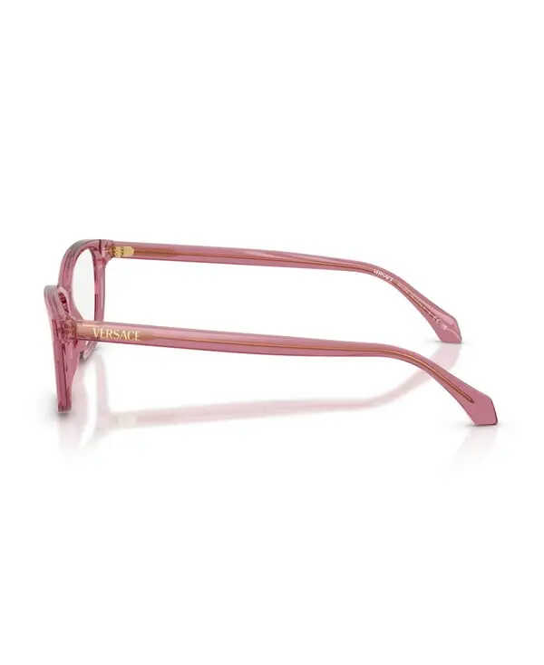 Versace Cat Eye Eyeglasses - Transparent Amarena