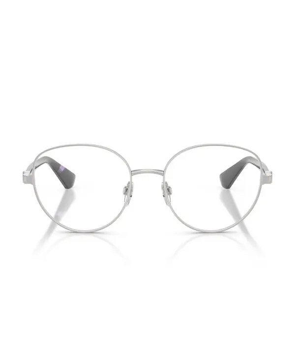 Burberry Phantos Round Frame Eyeglasses - Silver