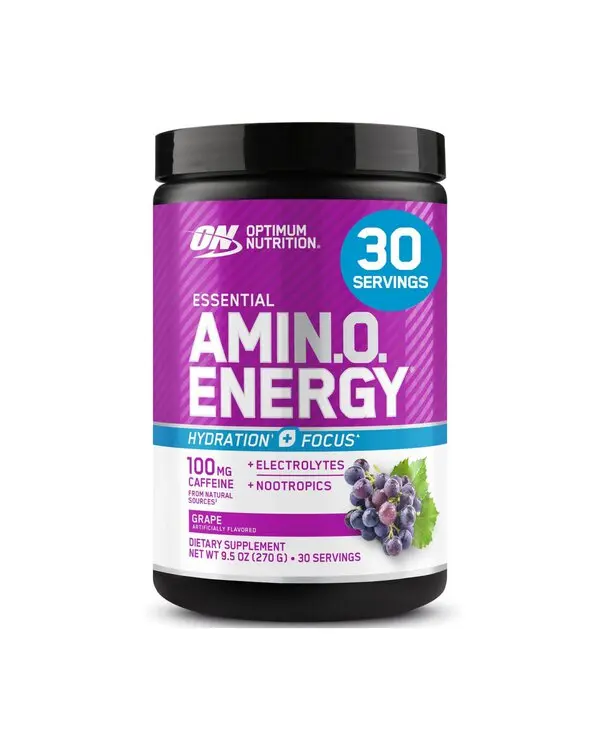 OPTIMUM NUTRITION Essential Amino Energy Hydration Plus Focus Powder - Black
