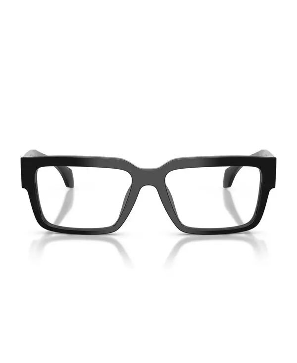 Versace Rectangle Eyeglasses - Black