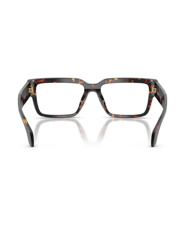 Versace Rectangle Eyeglasses - Havana