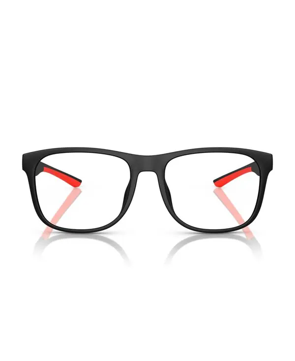 SCUDERIA FERRARI Square Frame Eyeglasses - Matte Black