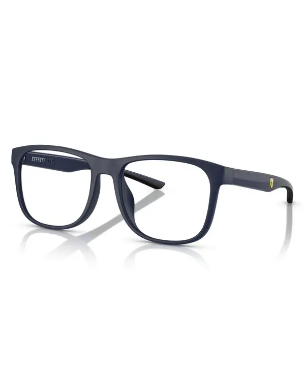 SCUDERIA FERRARI Square Frame Eyeglasses - Matte Blue