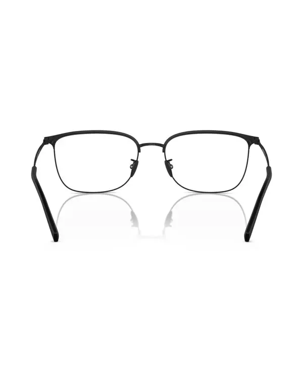 Giorgio Armani Square Eyeglasses - Matte Black
