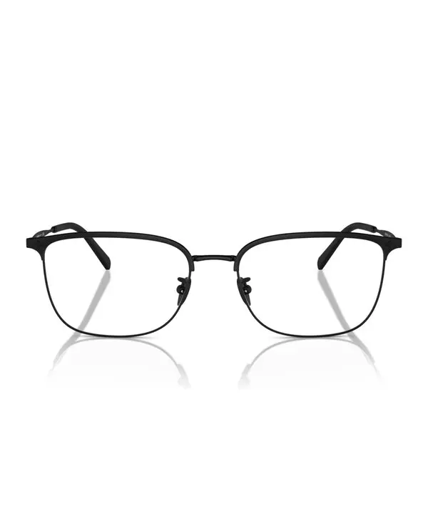 Giorgio Armani Square Eyeglasses - Matte Black