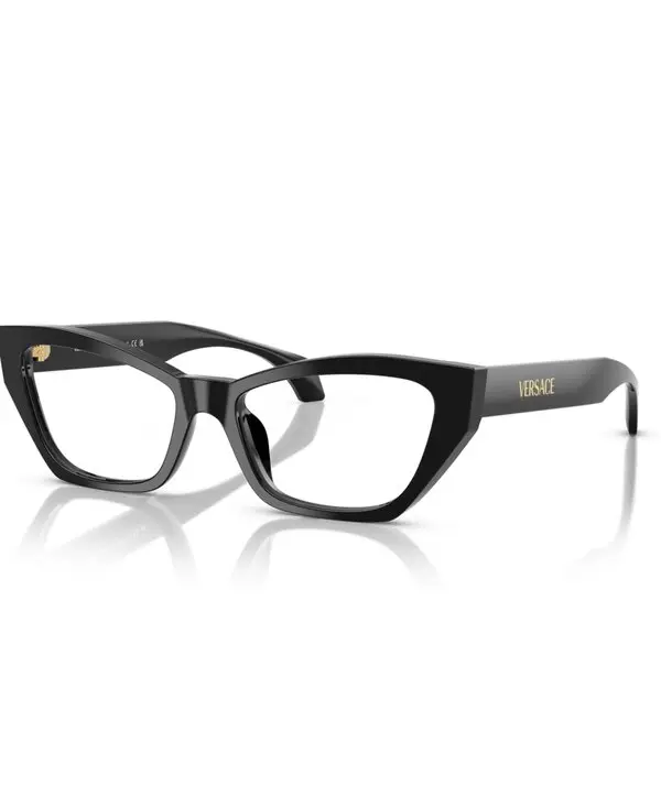 Versace Cat Eye Eyeglasses - Black