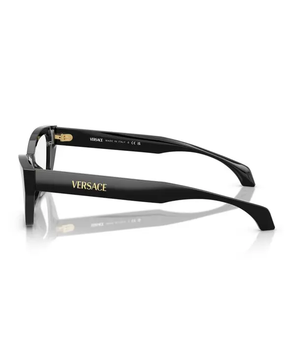 Versace Cat Eye Eyeglasses - Black