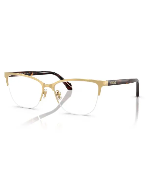 Versace Cat Eye Eyeglasses - Gold
