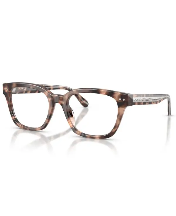 Ralph Lauren Square Eyeglasses - Havana Brown Pink