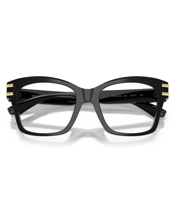 Dolce & Gabbana Square Frame Eyeglasses - Black