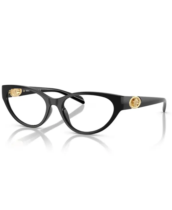 Versace Cat Eye Eyeglasses - Black