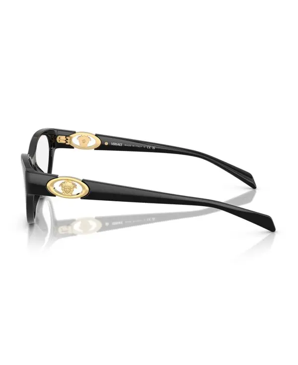 Versace Cat Eye Eyeglasses - Black