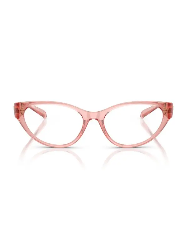 Versace Cat Eye Eyeglasses - Transparent Pink