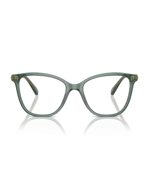 SWAROVSKI Square Frame Eyeglasses - Transparent Green