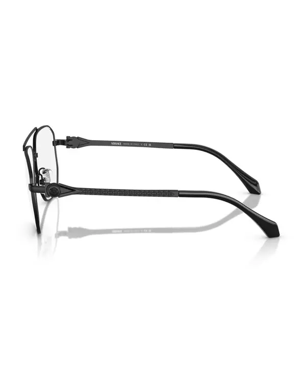 Versace Pilot Eyeglasses - Matte Black