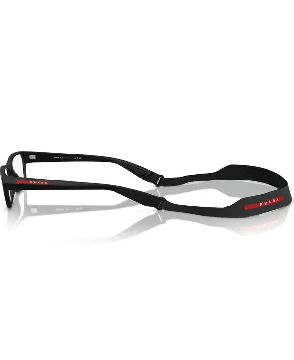 Prada Pillow Shape Eyeglasses - Matte Black