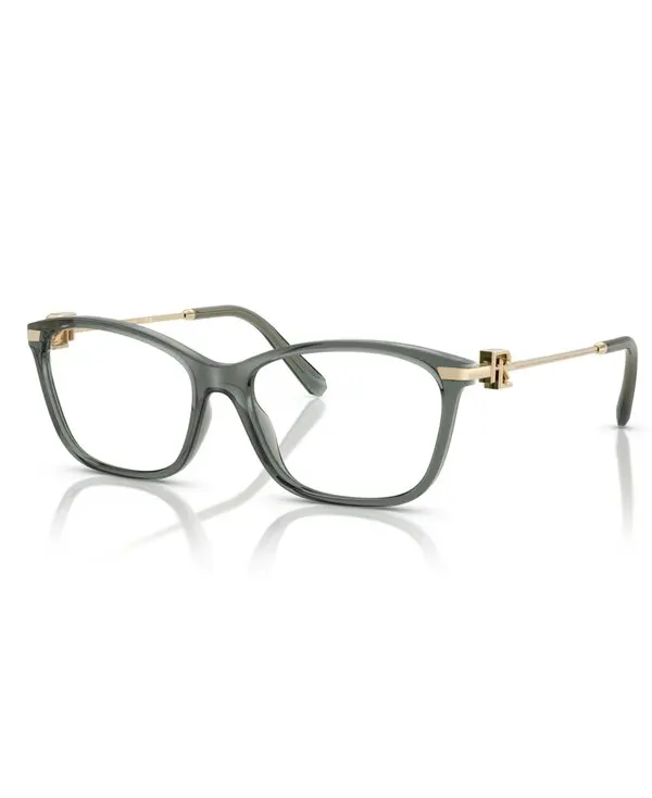 Ralph Lauren Butterfly Eyeglasses - Shiny Transparent Army Green