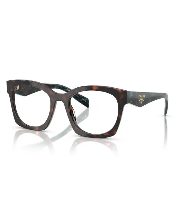 Prada Irregular Acetate Eyeglasses - Root Tortoise