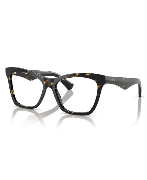 Burberry Full Rim Eyeglasses - Yellow Havana