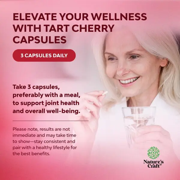 NATURE'S CRAFT Tart Cherry Capsules