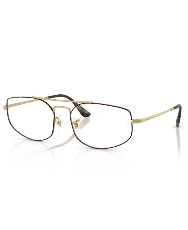 Ray-ban Explorer V Optics Eyeglasses - Matte Havana On Matte Arista Gold