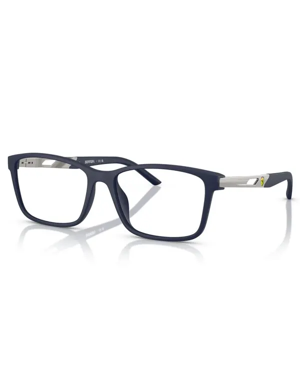 SCUDERIA FERRARI Rectangle Eyeglasses - Matte Blue
