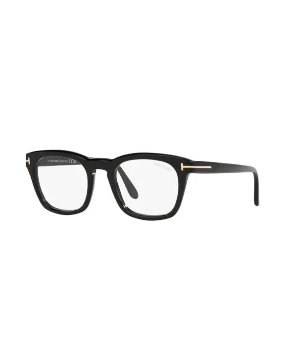 TOM FORD Square Full Rim Eyeglasses - Black Shiny