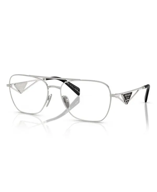 Prada Eyeglasses Full Rim - Silver