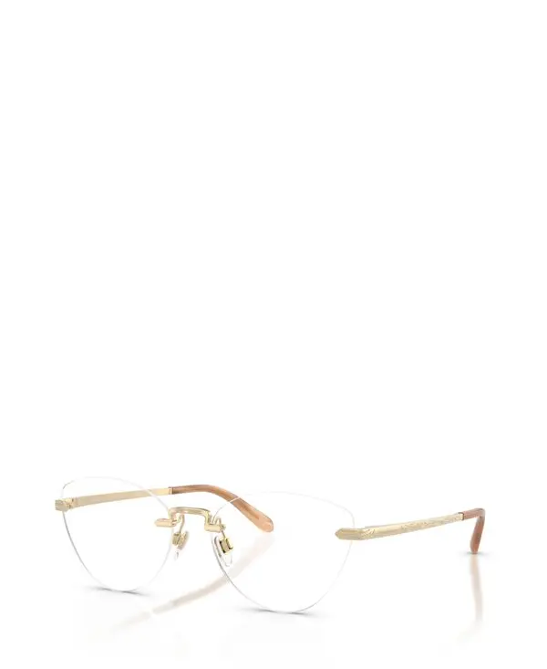 Ralph Lauren Cat Eye Eyeglasses - Shiny Pale Gold