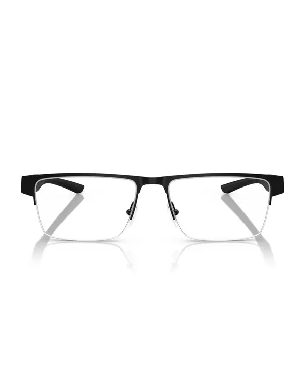 SCUDERIA FERRARI Rectangular Eyeglasses With Logo Detail - Matte Black