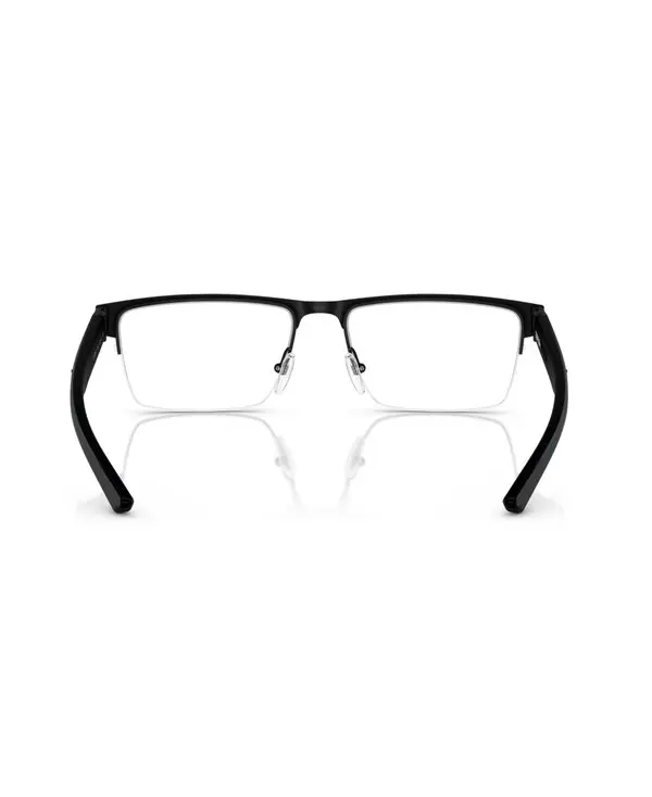 SCUDERIA FERRARI Rectangular Eyeglasses With Logo Detail - Matte Black